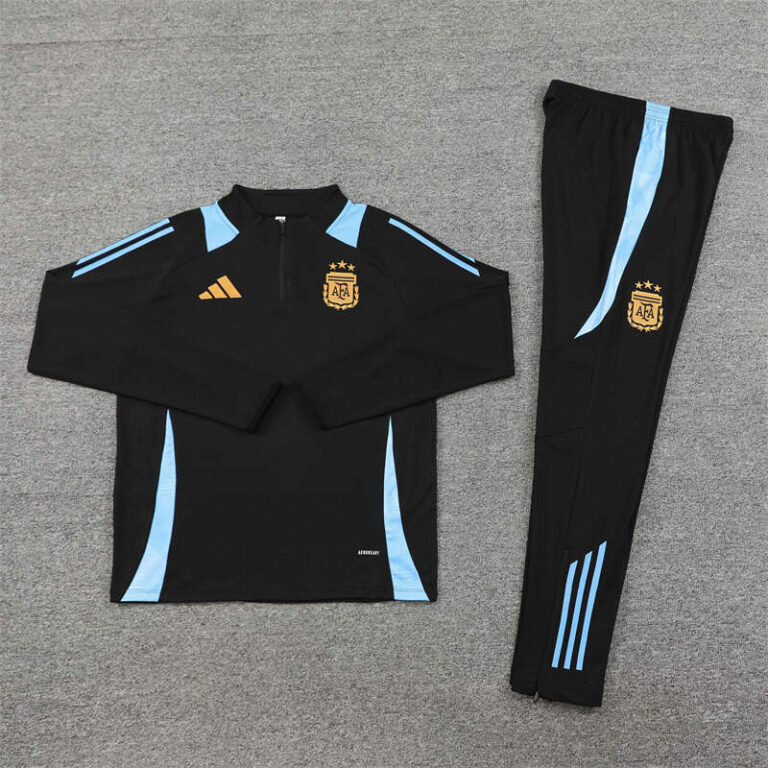 Chandal Seleccion Argentina Negro 2024-2025 - IMBICTOZ
